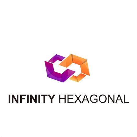 Premium Vector Free Vector Infinity Hexagonal Colorfull