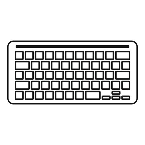 Programming Keyboard Icon Simple Style 14503436 Vector Art At Vecteezy