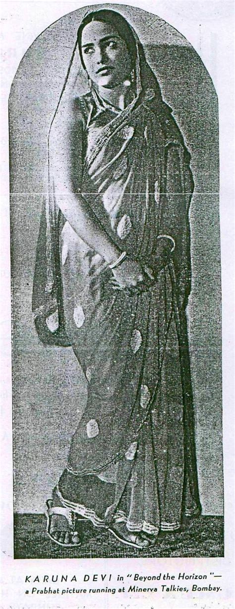 Hindi Movies Films Songs Books Musing 2269 Karuna Devi In 1937