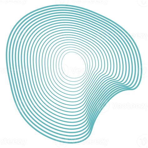 Beautiful Curved Lines Pattern Blended Together PNG