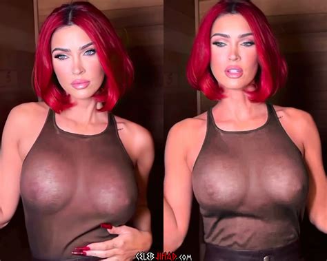 Megan Fox See Thru To Nude Boobs Video Released