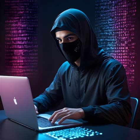 Cyber Security Hacker Premium Ai Generated Image