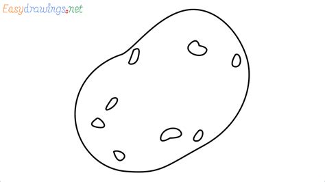 Potato Drawing Simple At Marcus Eickhoff Blog