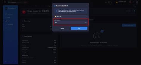 How To Run A Backtest For Your Trading Bot Darkbot Documentation