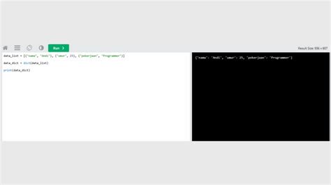 3 Cara Membuat Dictionary Python Dan Contohnya Untuk Pemula E Testid