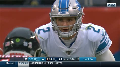 Driskel To Driskel Lions Qb Turns His Own Tipped Pass Into Positive Yards