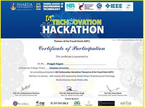 Pragati Nigam On Linkedin Hackathon Ai Frauddetection Learning