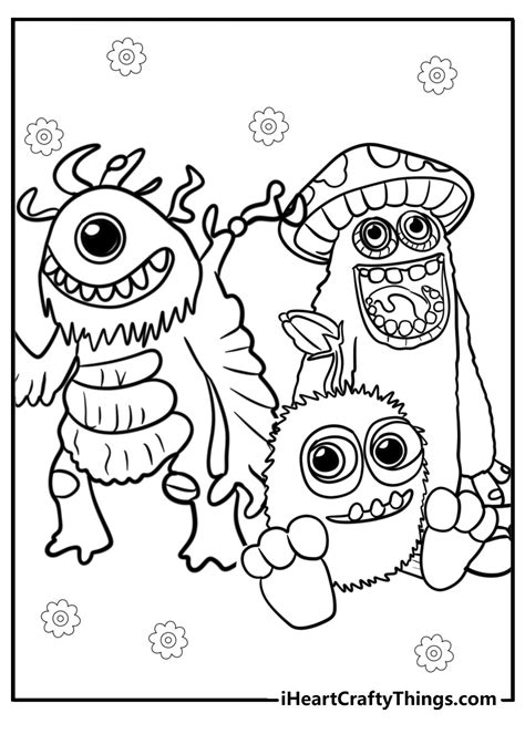 My Singing Monsters Coloring Book 21 Pages I Heart Crafty Things