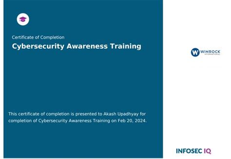 Akash Upadhyay On Linkedin Cybersecurity Awareness Training 2024