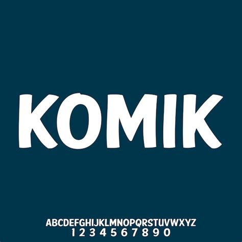 Premium Vector Fun Modern Alphabet Display Font