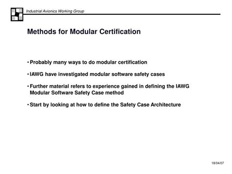 Ppt Modular Certification Basic Concepts Powerpoint Presentation Free Download Id6632137