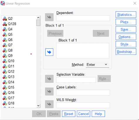 regression question hi there dumb question but i m rough with spss