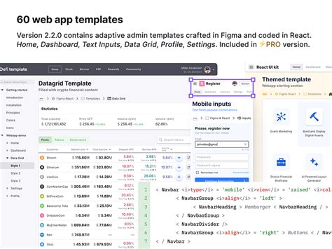 React Ui Kit With Web App Templates In Figma By Roman Kamushken For Setproduct On Dribbble