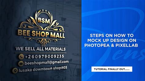 STEPS ON HOW TO MOCK UP DESIGN ON PHOTOPEA PHOTOPEA TUTORIAL PIXELLAB YouTube