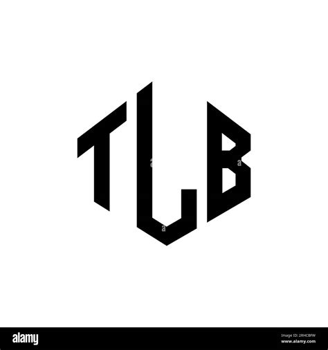 TLB Letter Logo Design With Polygon Shape TLB Polygon And Cube Shape Logo Design TLB Hexagon