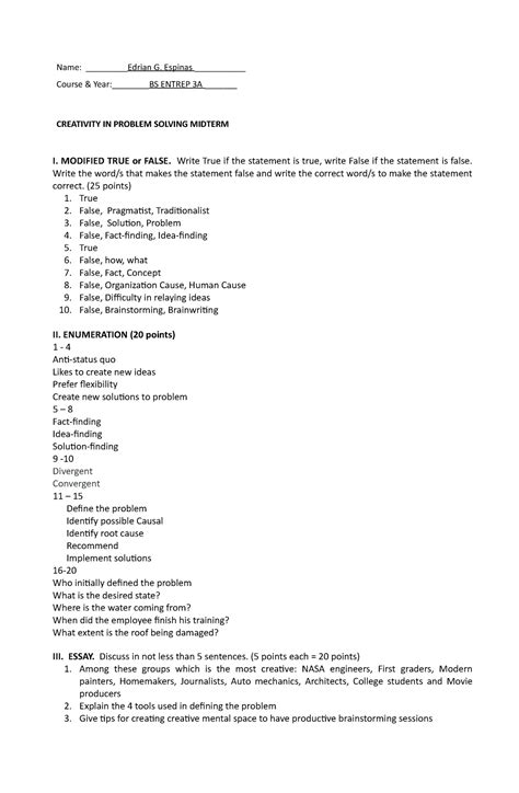 Midterm CPS FOR Students Espinas Edrian G Name Edrian G Espinas Course