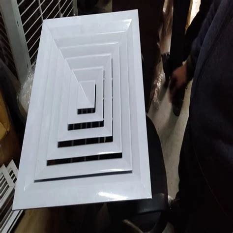 Color Coated Standard Air Diffuser Shape Rectangle At ₹ 1800piece In
