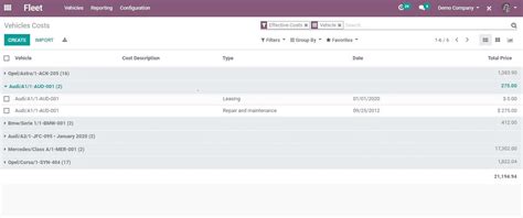 Odoo ERP For Fleet Management