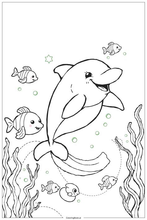 돌고래 색칠공부 31장 무료 Pdf・png 출력