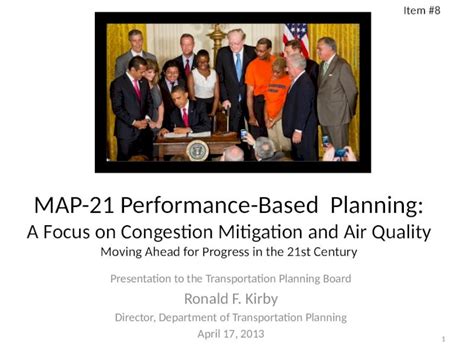 Pptx Map 21 Performance Based Planning A Focus On Congestion Mitigation And Air Quality