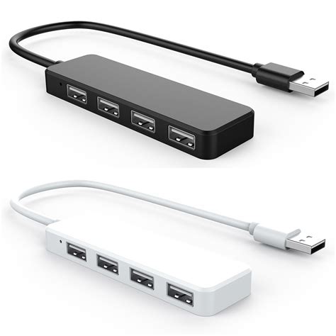 Ultra Slim Usb Hub 4 Port Usb 2 0 Hub Vicedeal