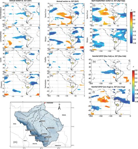 Coefficient Of Correlation Between Regional Rainfall And Sst A H