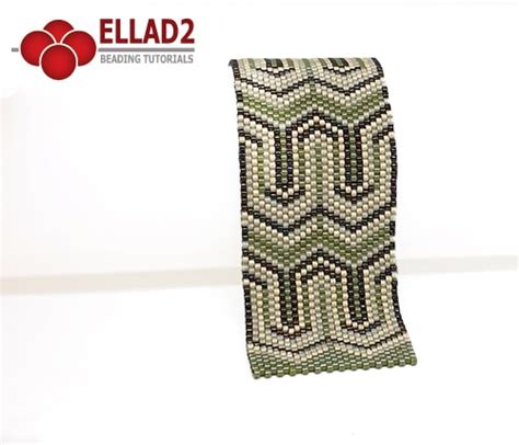 Beading Pattern Bracelet No19 Odd Peyote Stitch Beading Tutorials And Patterns