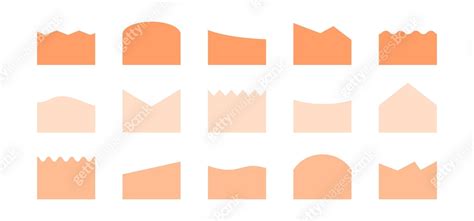 Separator Header Shape Template Design Top Page Website Divider