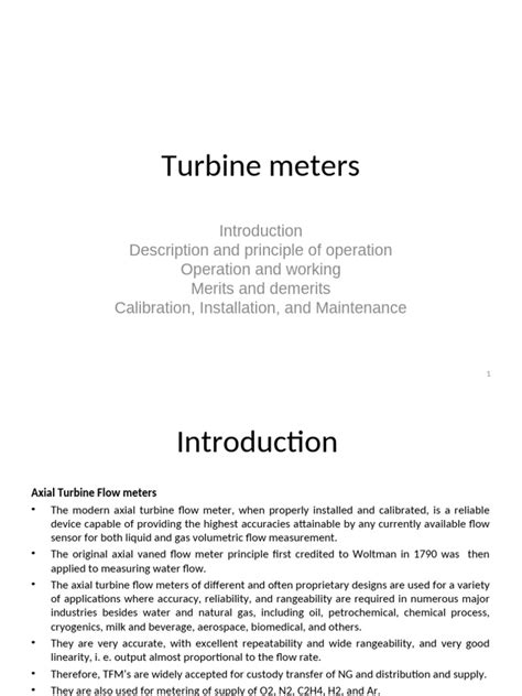 Turbine Flowmeter Pdf Flow Measurement Turbine