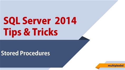 How To Create Stored Procedures In Sql Server Sql Server Stored