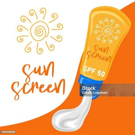 크림으로 자외선 차단제 튜브를 엽니 다 자외선 차단 화장품 건강한 생활방식에 대한 스톡 벡터 아트 및 기타 이미지 건강한