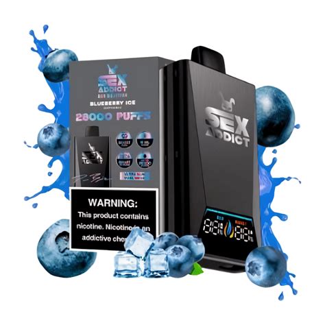 Pod Descartável Sex Addict S280 Blueberry Ice Tabacaria Arahat E
