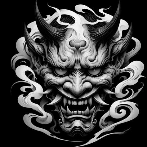 Oni Japanese Tattoos In 2024 Japanese Tattoo Art Oni Mask Tattoo Samurai Tattoo Design