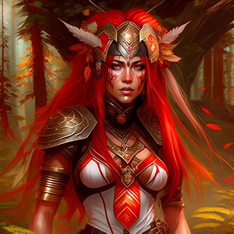 Red Haired Warrior Girl