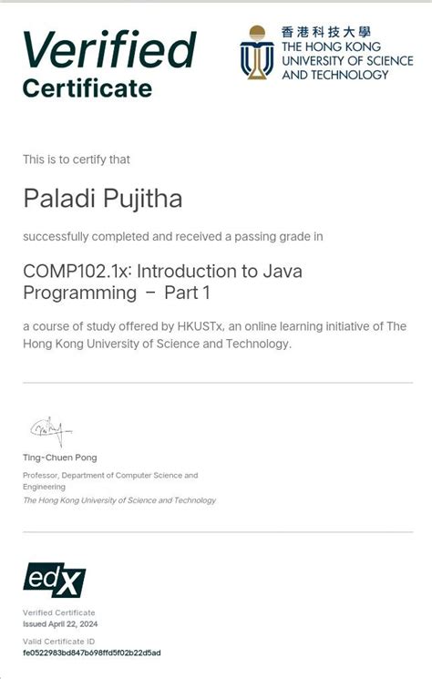 Javaprogramming Computerscience Continuouslearning Edx Hkust
