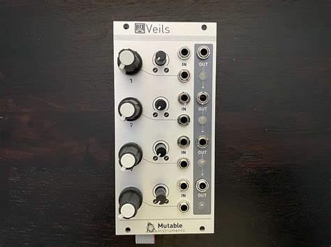 Mutable Veils Clone Module Eurorack Original Aluminium Reverb
