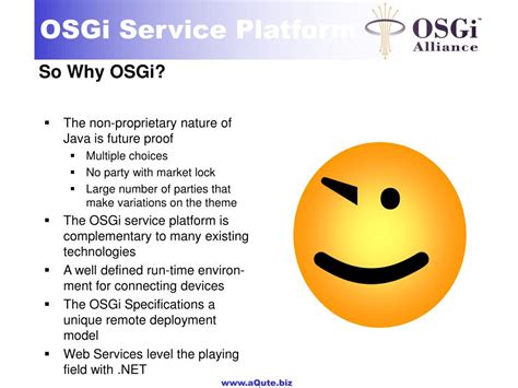 PPT OSGi Other Technologies PowerPoint Presentation Free Download ID