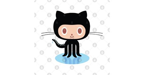 Github Octocat Github Sticker TeePublic