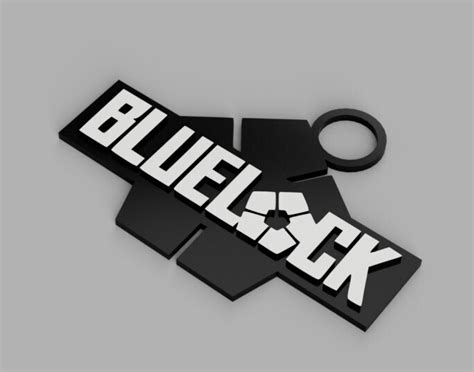 Stl File Blue Lock Key Ring・3d Printable Model To Download・cults