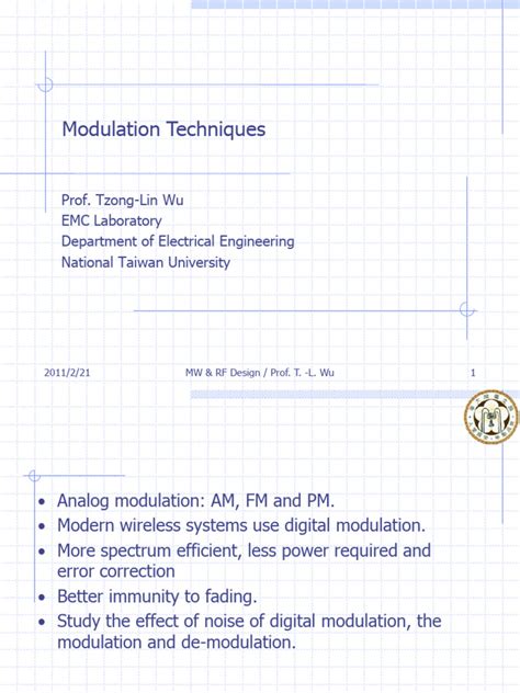 Modulation Techniques Download Free Pdf Detector Radio Modulation