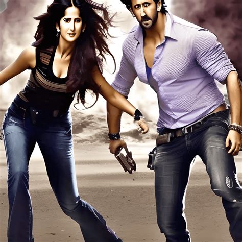 Gráfico Bang De Katrina Kaif Y Hrithik Roshan · Creative Fabrica
