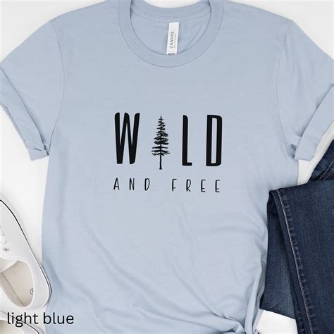 Nature Lovers Wild Tshirt Adventure Tee Minimalist Wild And Free