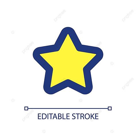 star pixel perfect rgb color ui icon concept icon software vector