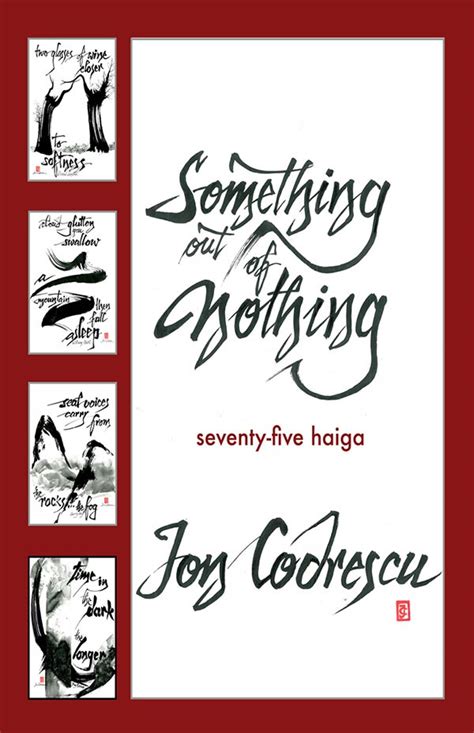 Something Out Of Nothing 75 Haiga By Ion Codrescu Red Moon Press