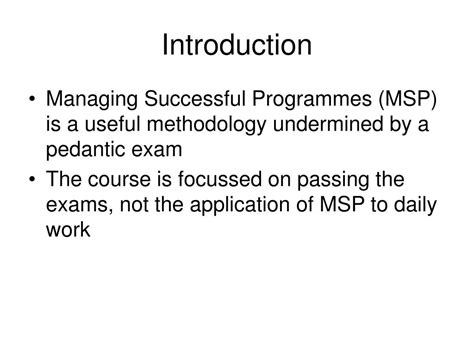 PPT MSP Foundation Practitioner PowerPoint Presentation Free Download ID