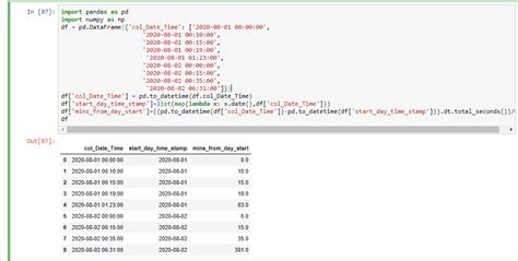 Python Pandas Time Difference From The Start Of Every Day Stack Overflow