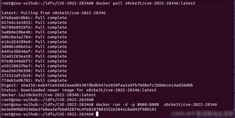 【漏洞复现 Django Sql 注入漏洞】vulfocusdjango Cve202228346 張张欢喜 博客园