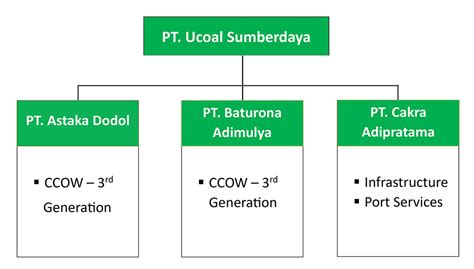 Company Structure Pt Ucoal Sumberdaya
