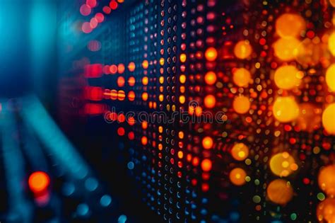 Digital Matrix Data Waveform On Music Dynamic Wave Abstract Concept Stock Image Image Of