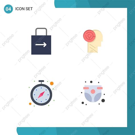 User Interface Design Vector Hd Png Images User Interface Pack Of 4 Basic Flat Icons Of Arrow